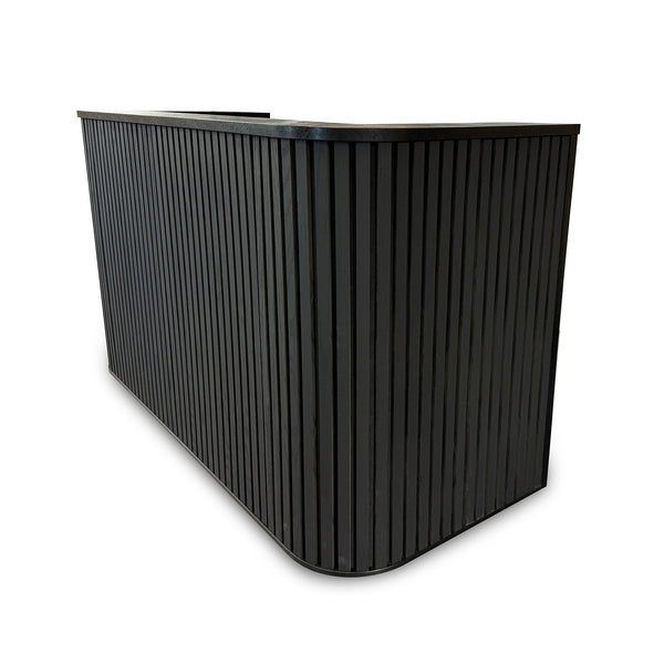 HALO Reception Desk 180cm - Black – Modern Furniture