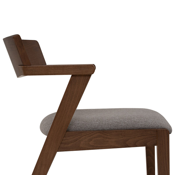 Zola Dining Chair - Cocoa + Pebble Grey | Modern Furniture Melbourne ...