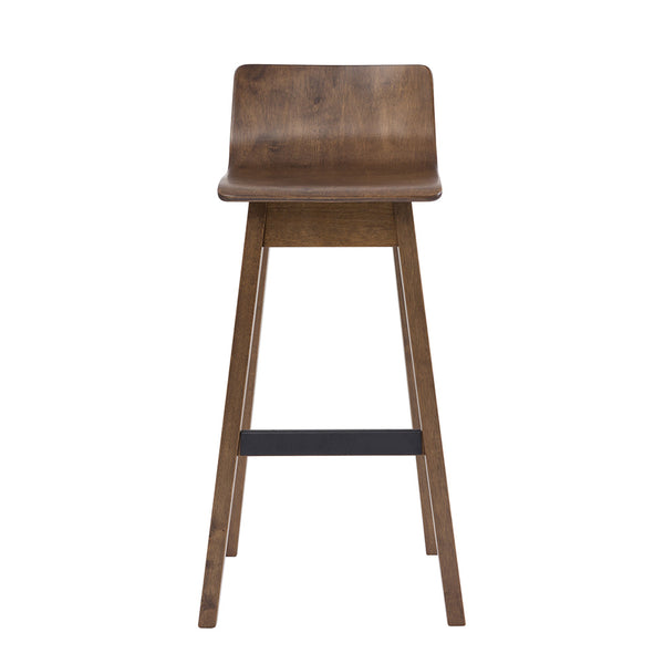 AVA Back Bar Stool - Walnut | Modern Furniture Melbourne, Sydney ...