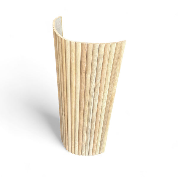 WOODFLEX Flexible Wooden Slat Under Bench Counter Panel - Oak Veneer ...