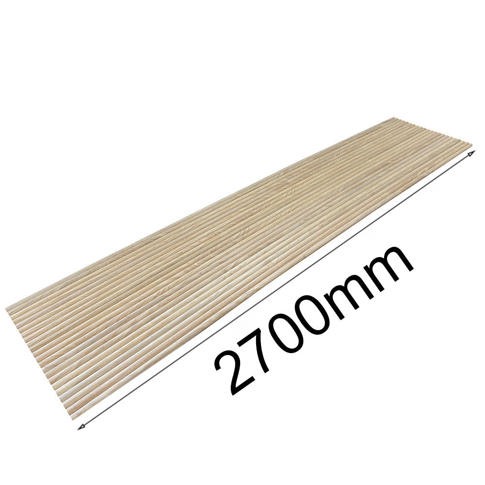 WOODFLEX Flexible Wooden Slat Wall Panel - Oak Veneer - 2700mm x 610mm ...