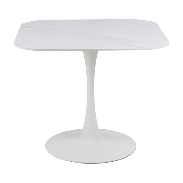 MARTA Square Dining Table 90cm - White – Modern Furniture