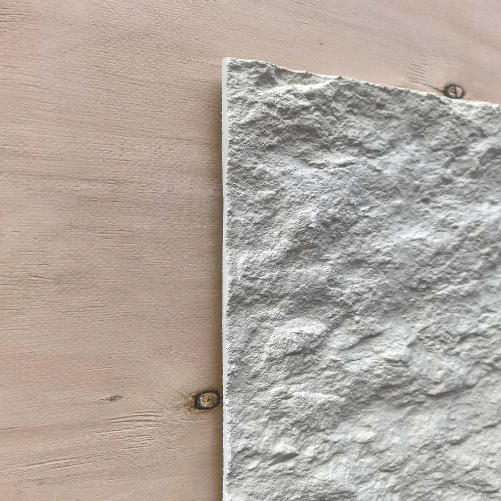 WOODFLEX FLEXIBLE SOFT STONE PANEL- STARY STONE White - 1200 x 600mm ...