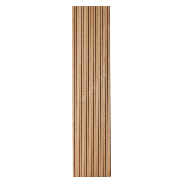 WOODFLEX Z-Style Acoustic Wood Slat Panel - 3 Sided Full Wrap Oak Vene ...