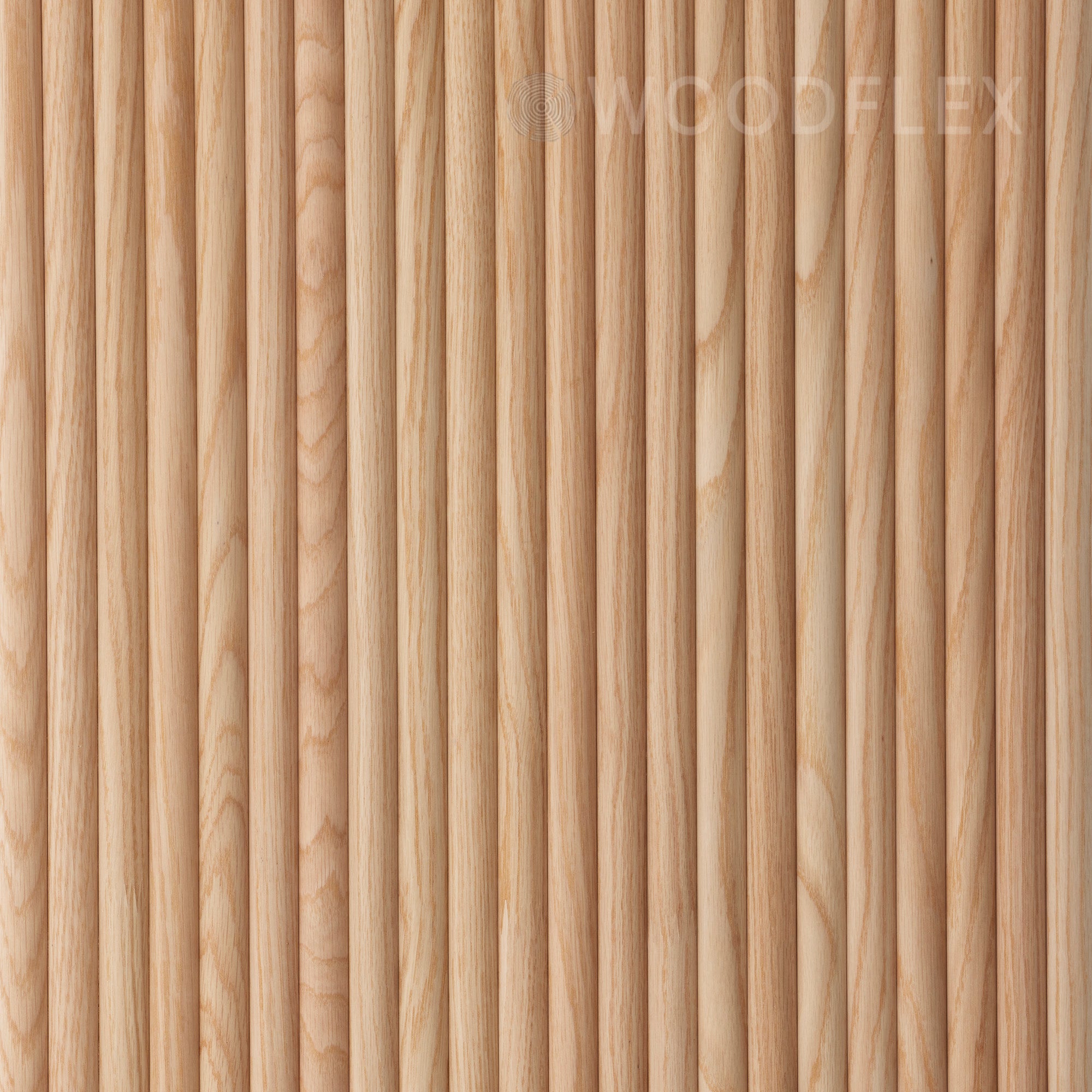 WOODFLEX Flexible Wooden Slat Wall Panel - Oak Veneer - 2700mm x 600mm ...