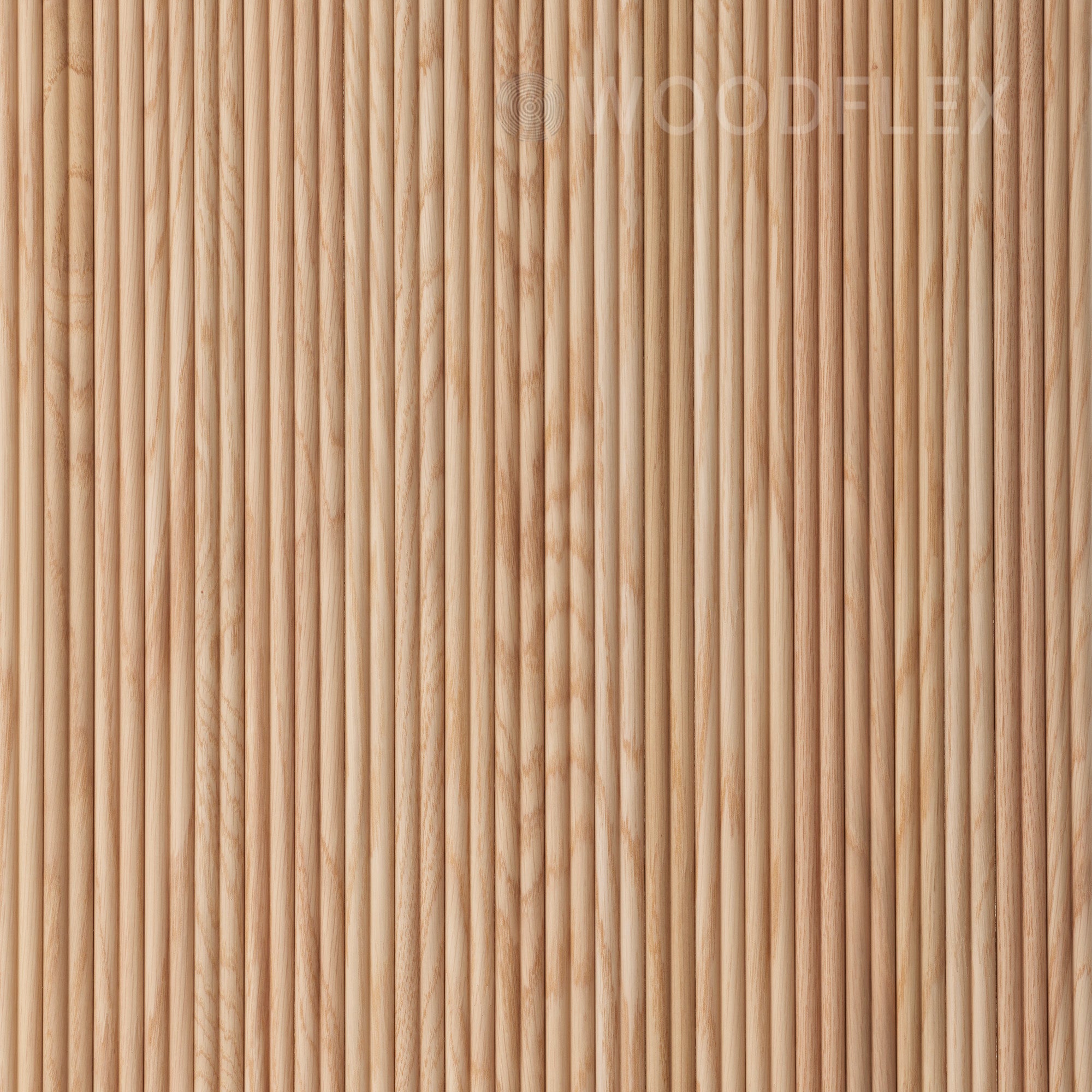 WOODFLEX Flexible Wooden Slat Wall Panel - Oak Veneer - 2700mm x 600mm ...