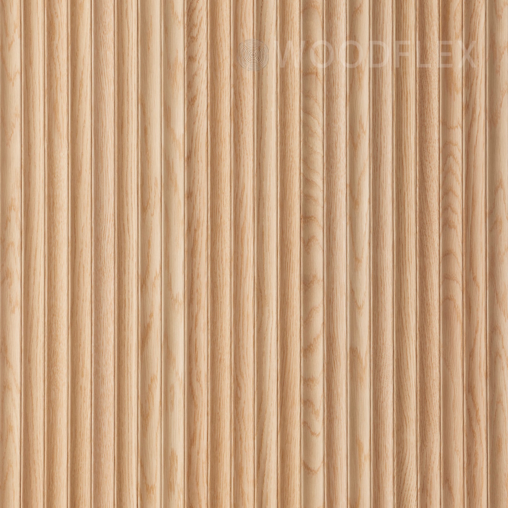 WOODFLEX Flexible Wooden Slat Wall Panel - Oak Veneer - 2700mm x 600mm ...