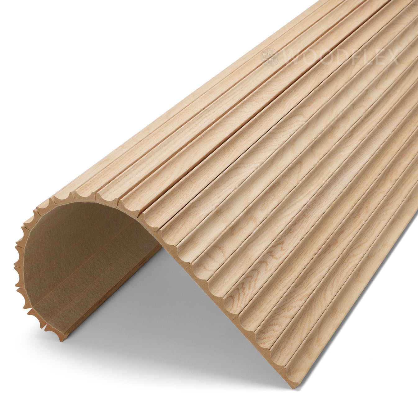 WOODFLEX Flexible Wooden Slat Wall Panel - Oak Veneer - 2700mm x 600mm ...