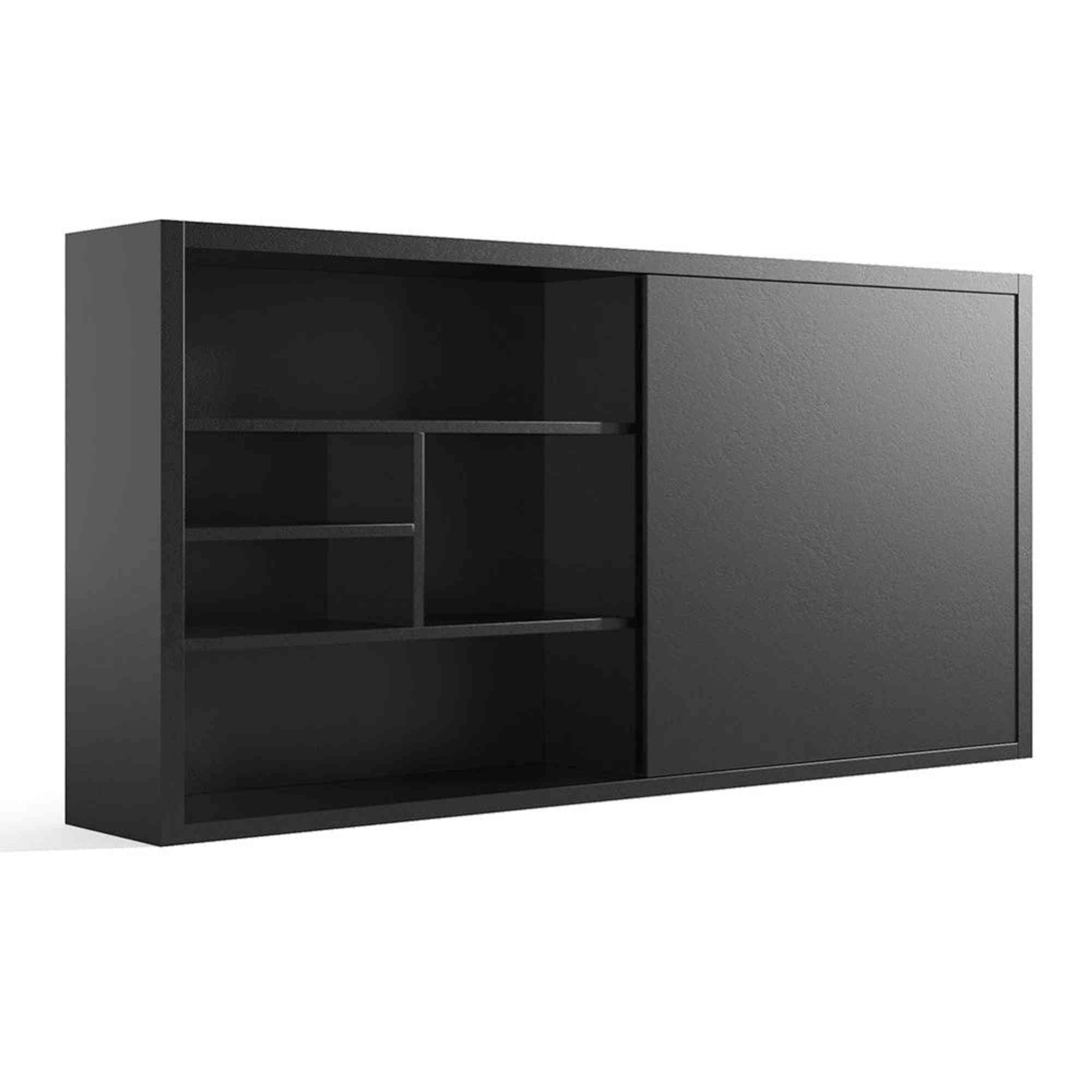 AFTAN Display Unit 240cm - Black Concrete – Modern Furniture