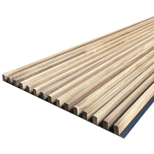 WOODFLEX Flexible Outdoor Hard Wood Batten Pool Fence Cladding - Oak ...