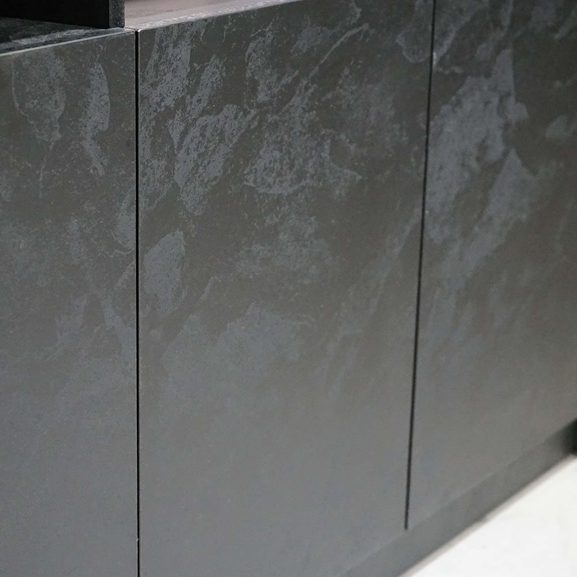 AFTAN Black Executive Desk with Pedestal & Left Mobile Return 180cm ...