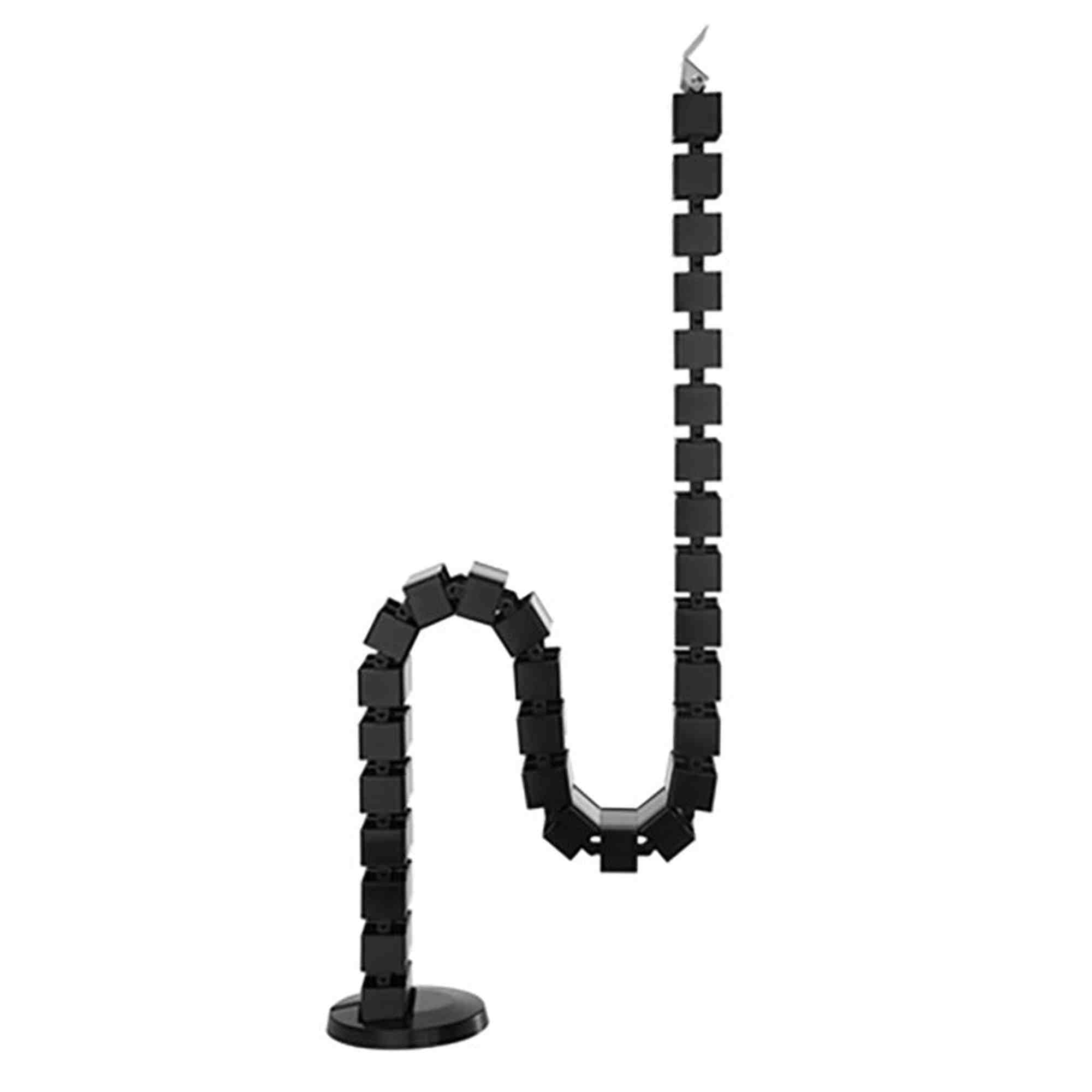 Umbilical Cable Management Spine - 80cm or 120cm - Black – Modern Furniture