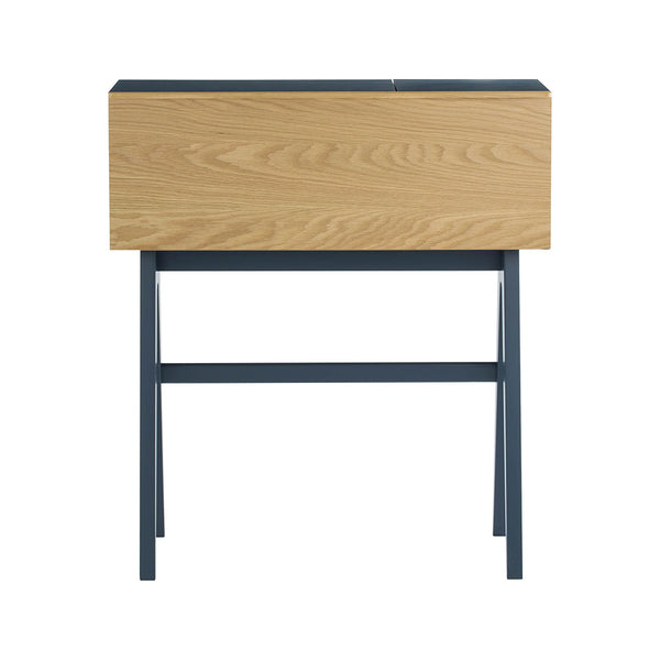 VALEN Study Desk 96cm - Blue Space & Oak – Modern Furniture