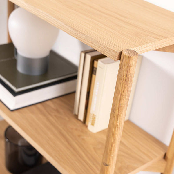 Braidwood Shelving Unit 86cm - Natural Oak – Modern Furniture