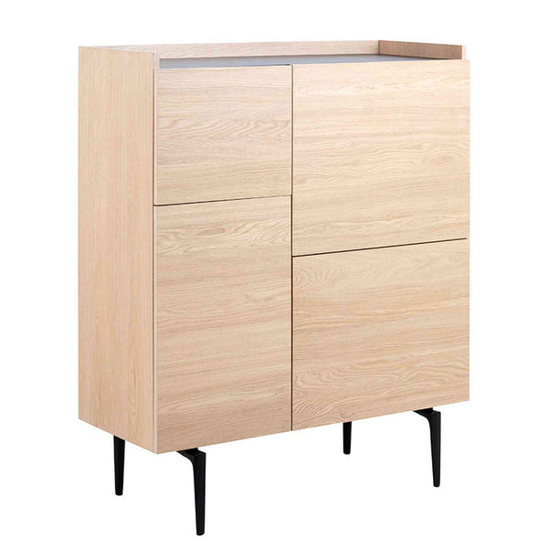 BROGAN Tall Sideboard 100cm - Natural – Modern Furniture