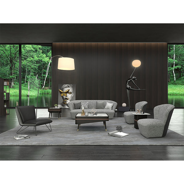 ASTRID Single Seater Sofa - Grey – Modern Furniture