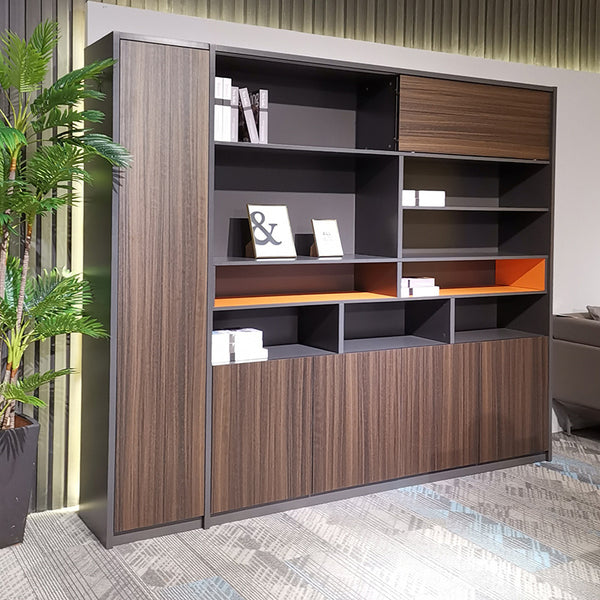 RADDIX Display Unit 240cm - Brown – Modern Furniture