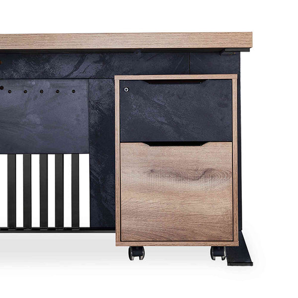 AFTAN BLACK HAWK Limited Edition - Executive Desk Pedestal & Left Mobi ...