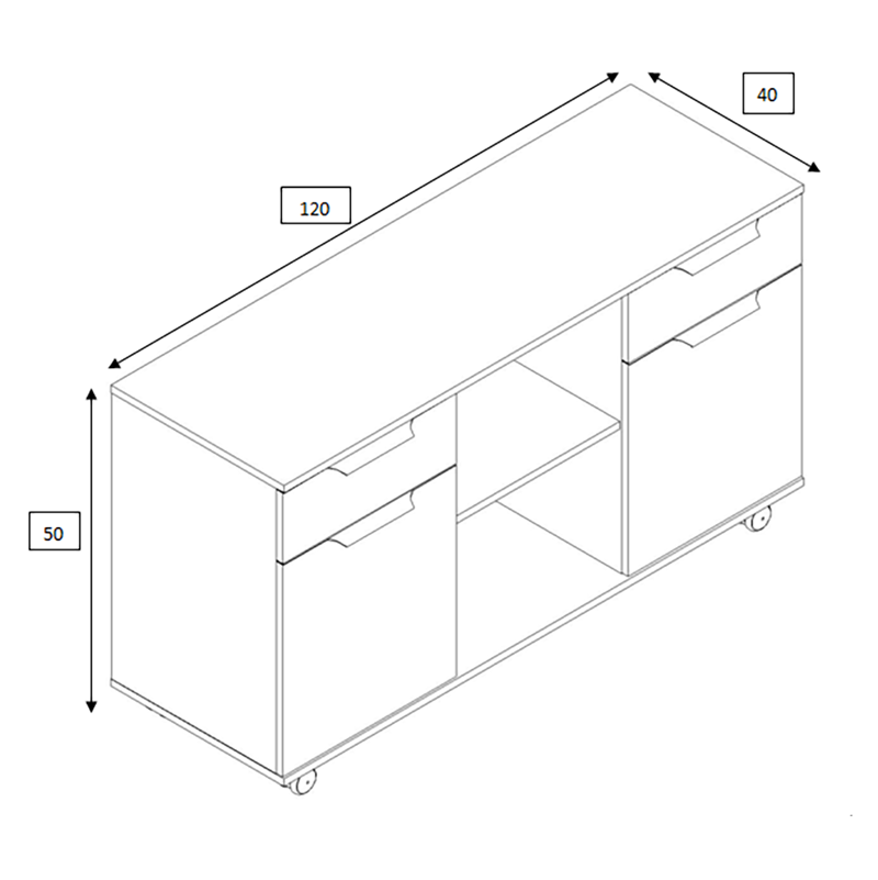 AFTAN BLACK HAWK Limited Edition - Executive Desk Pedestal & Left Mobi ...